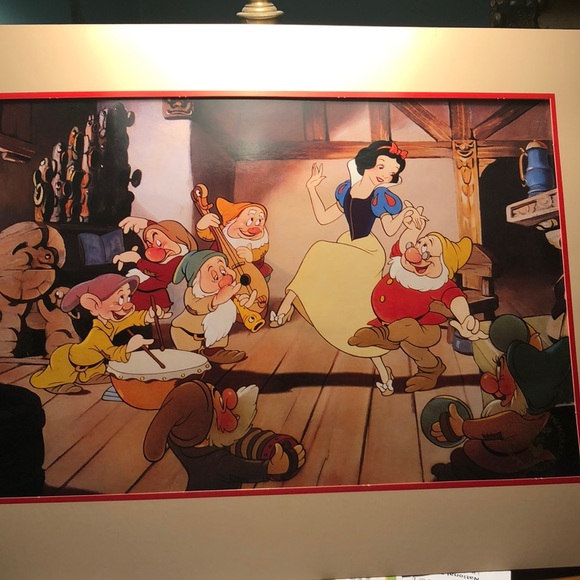 Disney | Accents | Walt Disney Classic Snow White Lithograph 994 | Poshmark